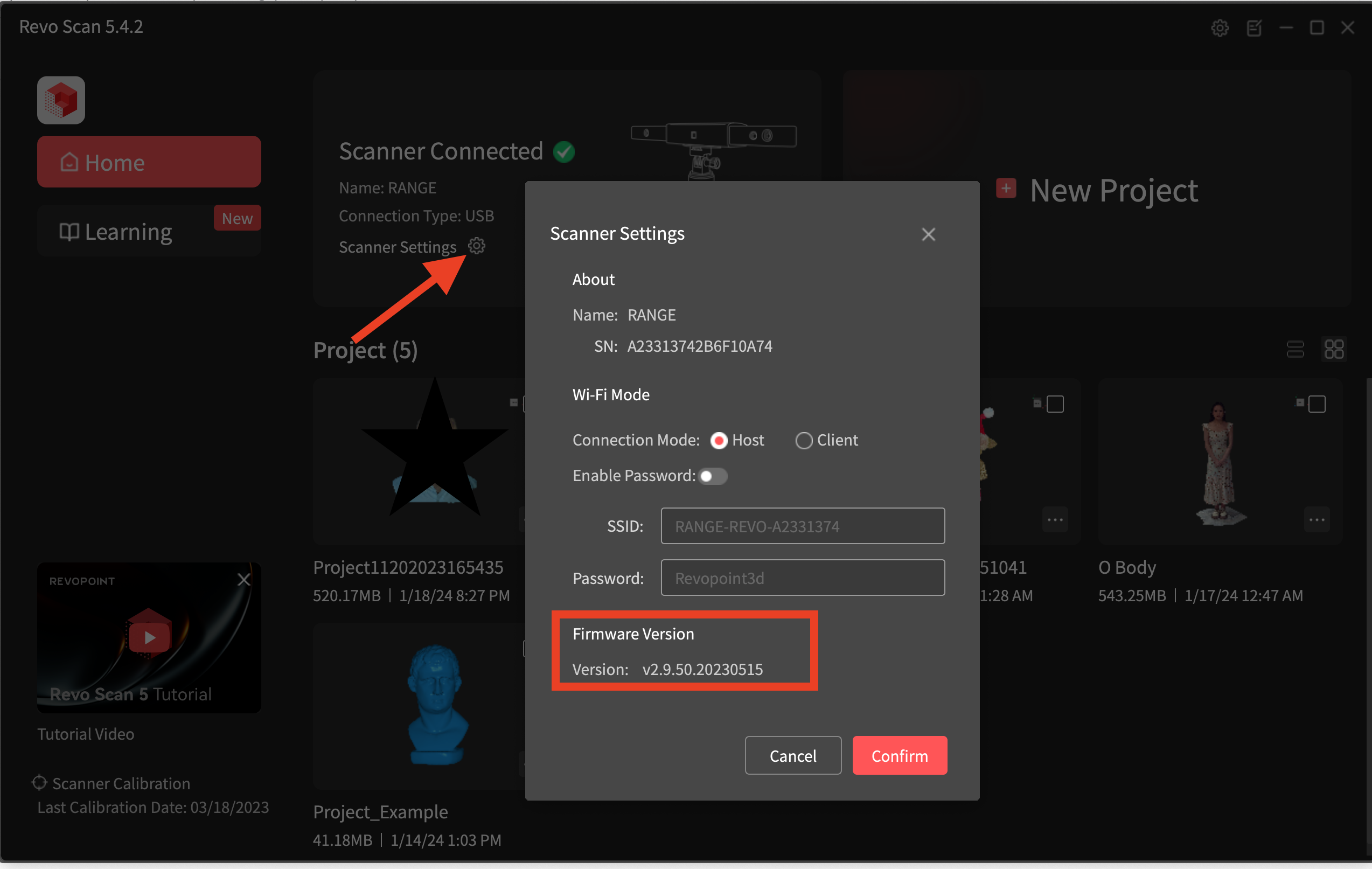 How do I find the firmware version/SN(Serial Number)/WiFi Name ...
