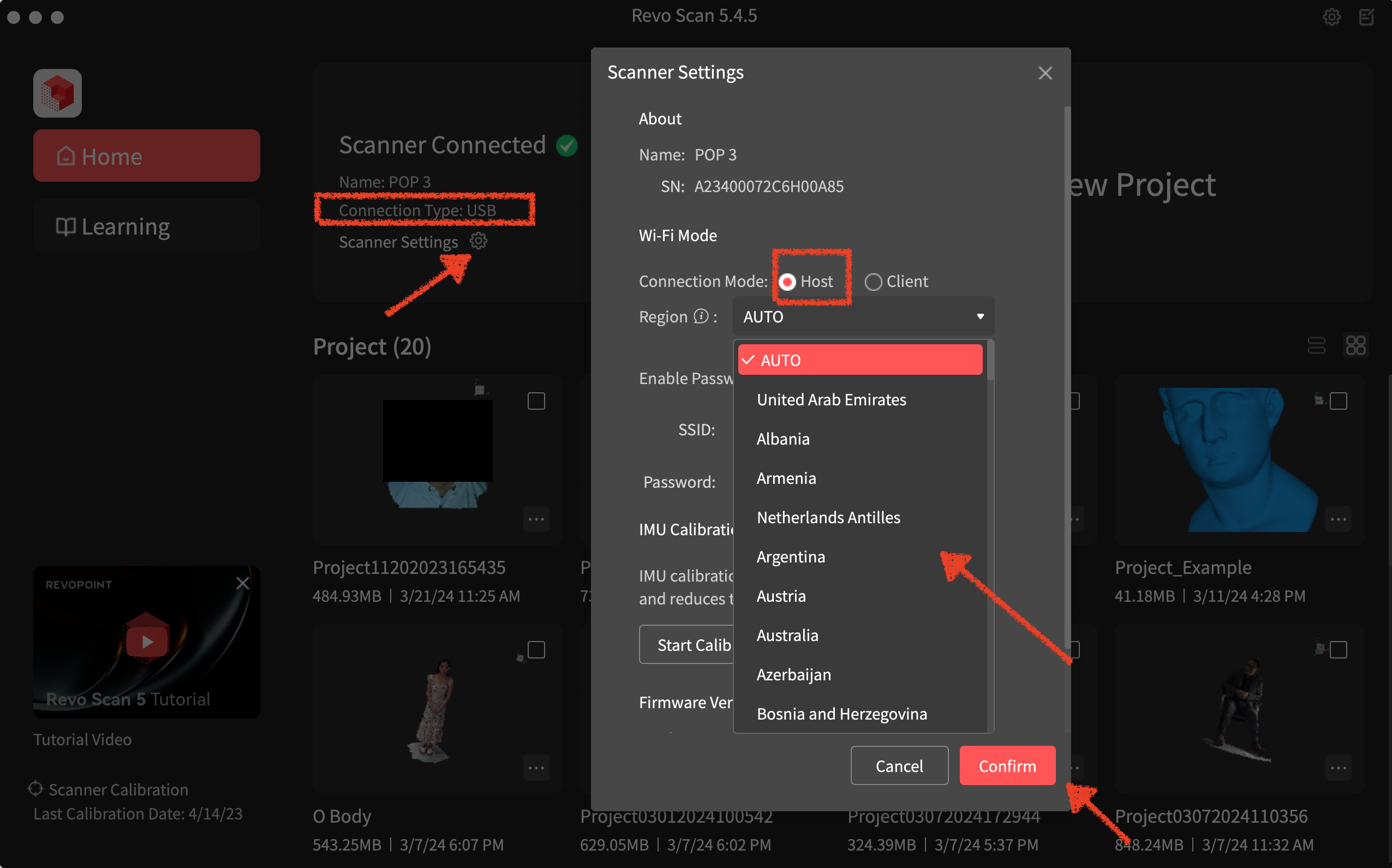 I can't find the scanner in the Wi-Fi(wifi) list. – Revopoint 3D Support